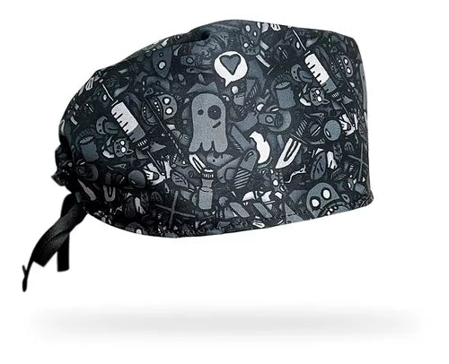 Gorro Clínico Hombre Antifluido Crazy medicine – B2B Uniformes Clínicos ...